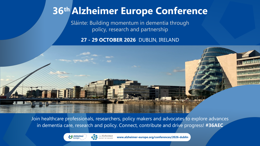 36th Alzheimer Europe Conference - Dublin - eanNews